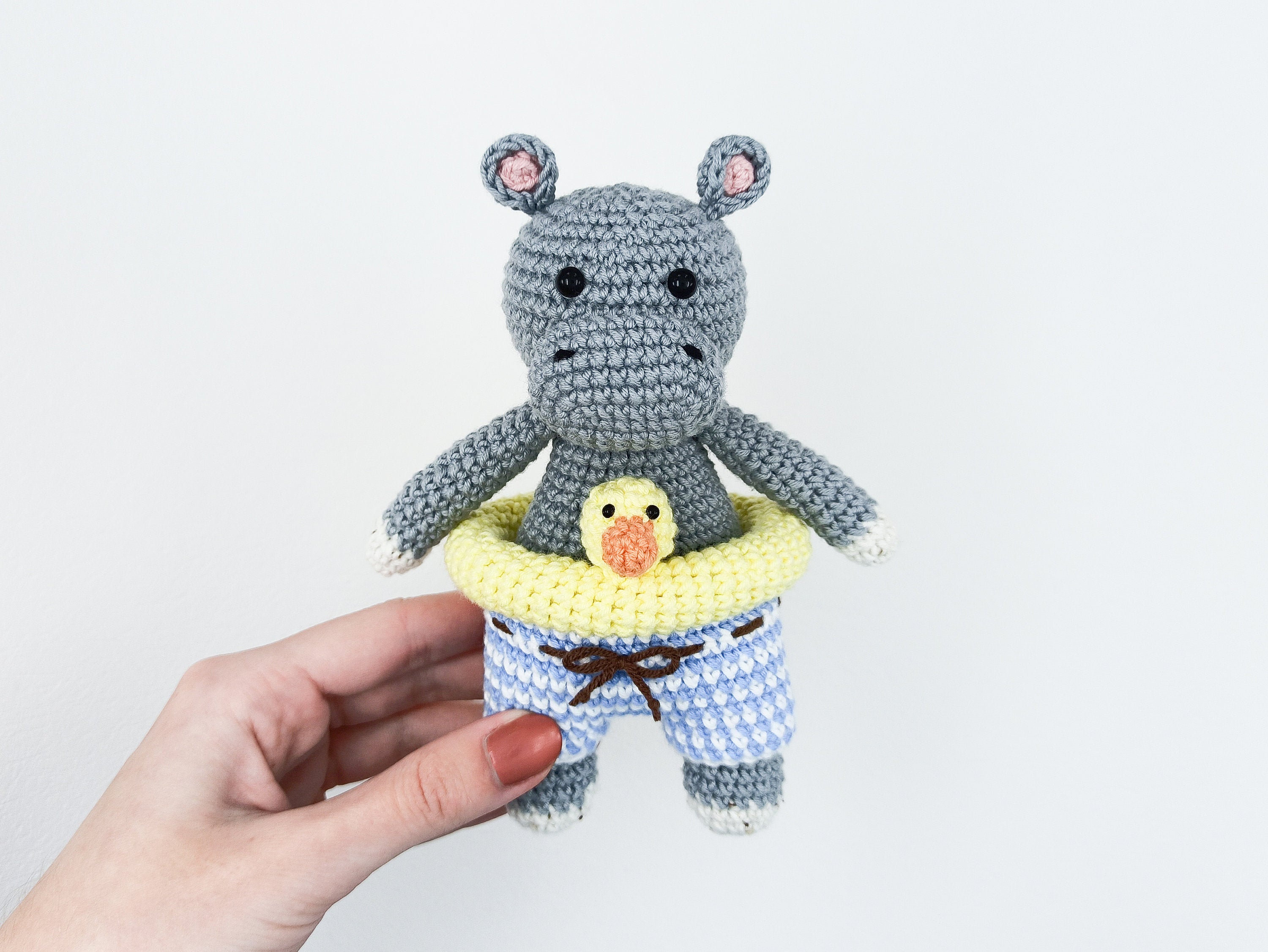 Amigurumi Pattern Hippo, Crochet Hippo Pattern, Amigurumi Hippo ...